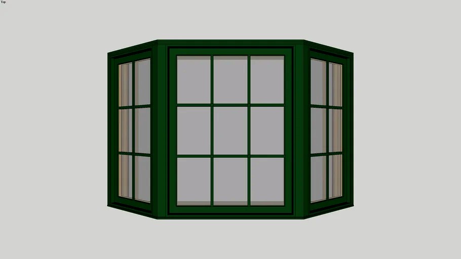 45 Degree Bay Window – Marvin 3d model