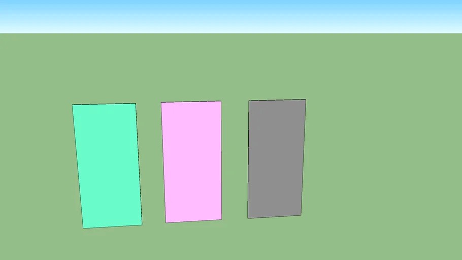 Différents types BA13 3d model