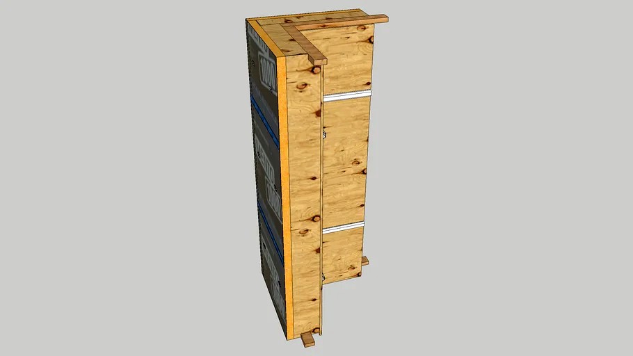 BOSS EXTERIOR CORNER DETAIL 3d model