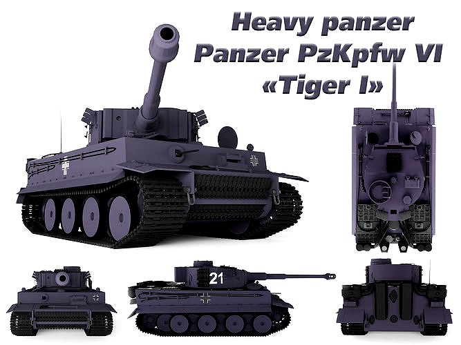 Panzer PzKpfw VI Tiger I 3d model