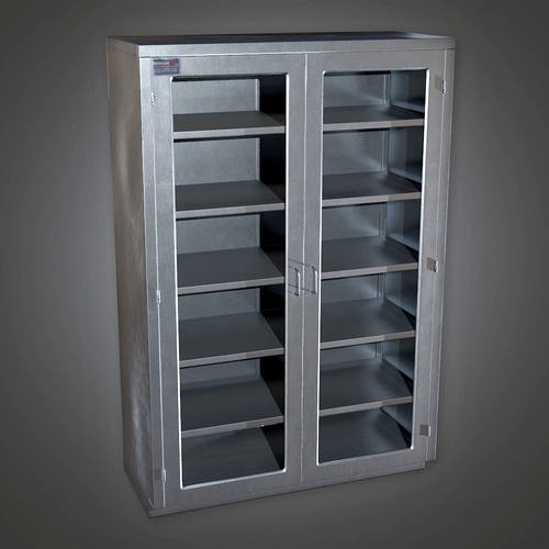HPL - Hospital Shelf PBR Game Ready 3d model