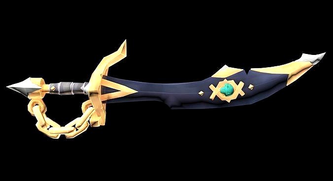 Sea of Thieves - Legendary Cutlass 3D Model