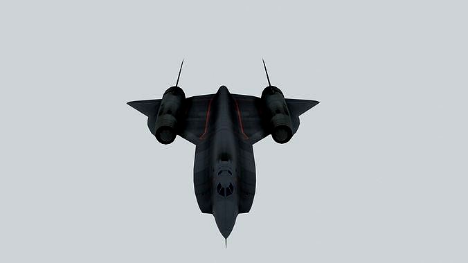 Lockheed YF-12A Interceptor aircraft 3d model