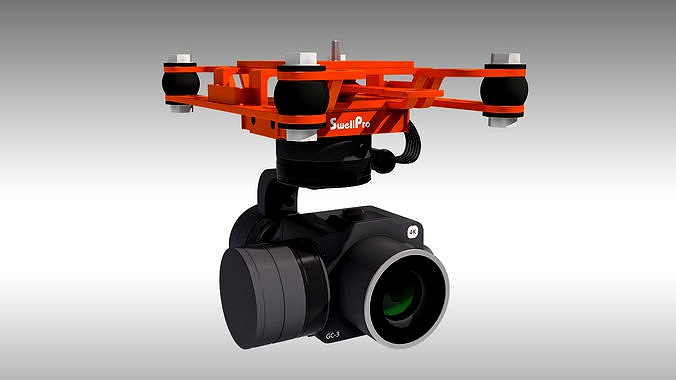 SplashDrone Gimbal Camera 3d model