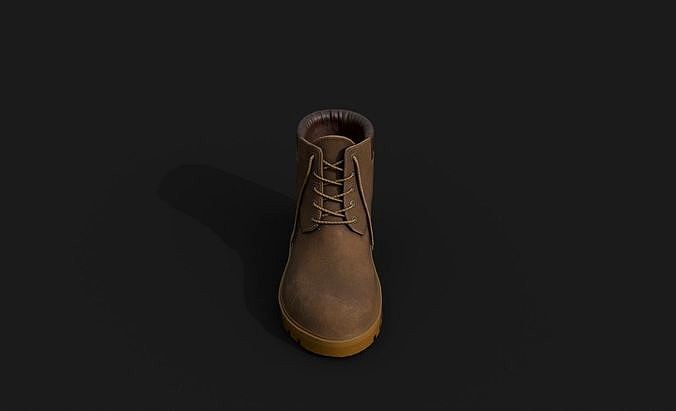 Boots Low Poly 3d model