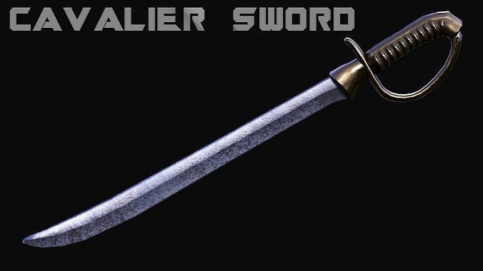 Cavalier Sword 3d model