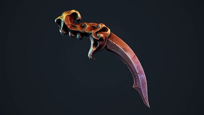 Ancient Cultist Dagger 3d model