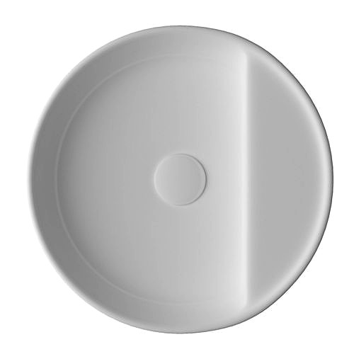 Wall Hung Round Shape Wash Basin 3D model Modeled in 3ds max