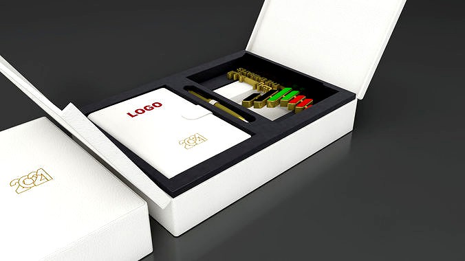 Vip Gift Box 3d model