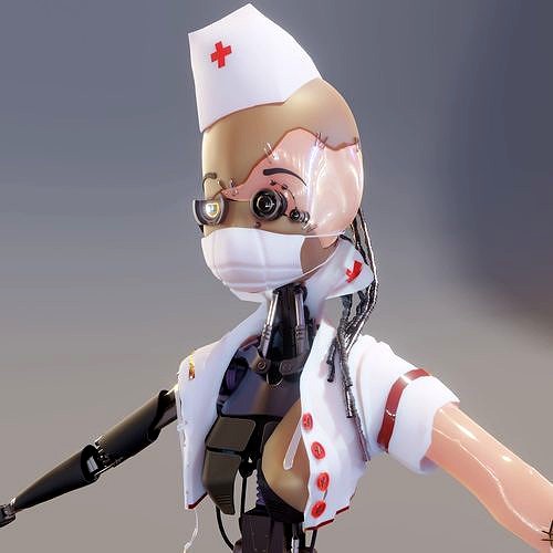 ROBOT Nurse 3d model