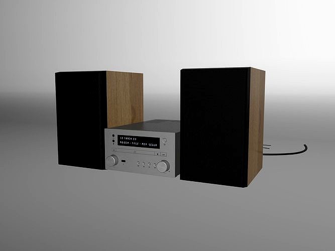 HIFI system 3d model