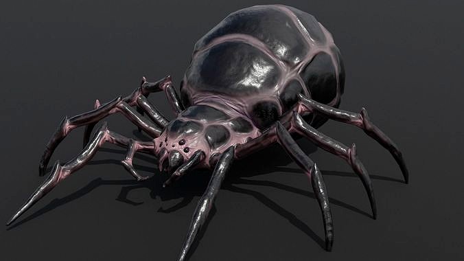 spider monster 3d model