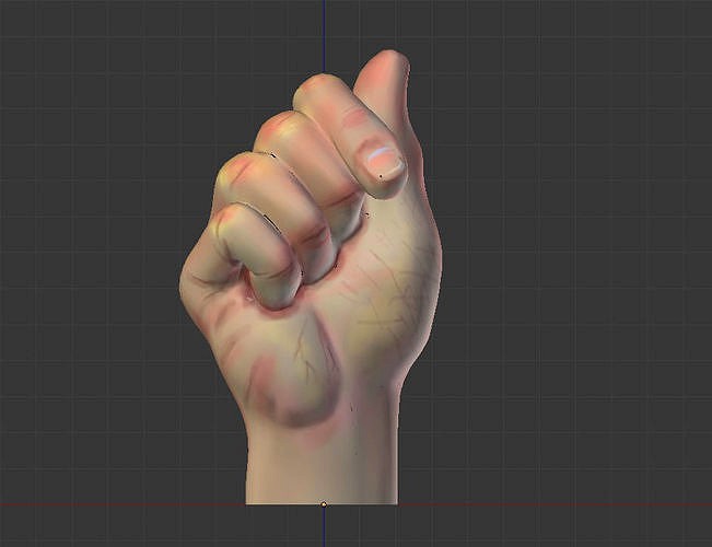 Hand model 3d