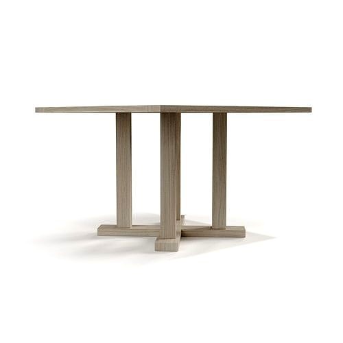 JANUS ET CIE ARBOR DINING TABLE SQUARE 112 3d model