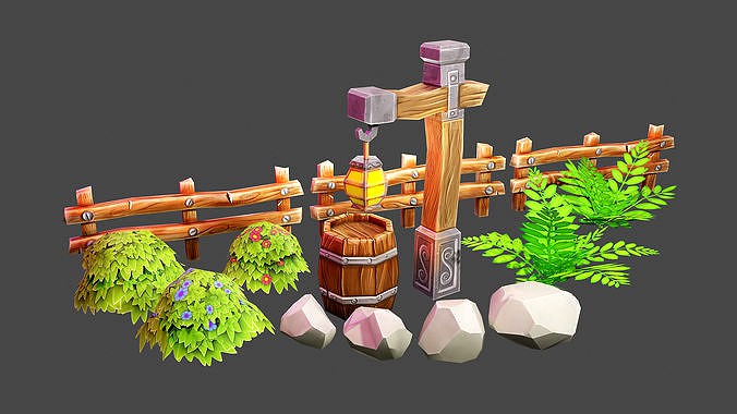 Basic Asset Pack 3d Model 5124