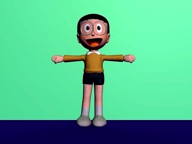 Nobita 3d model