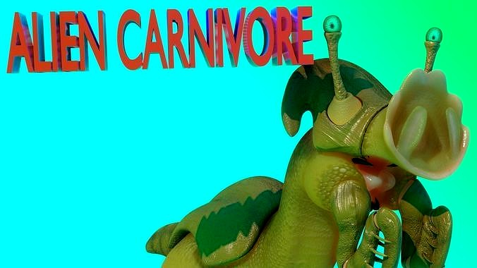 Alien Carnivore 3d model