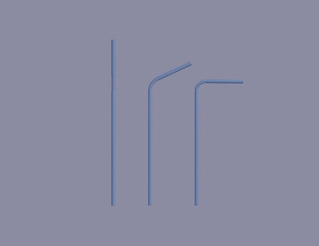 Straw 3d model