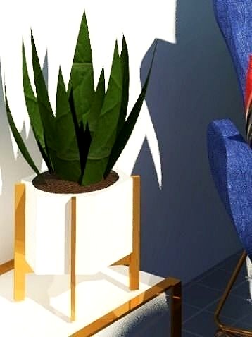 Plant revit family 3D model