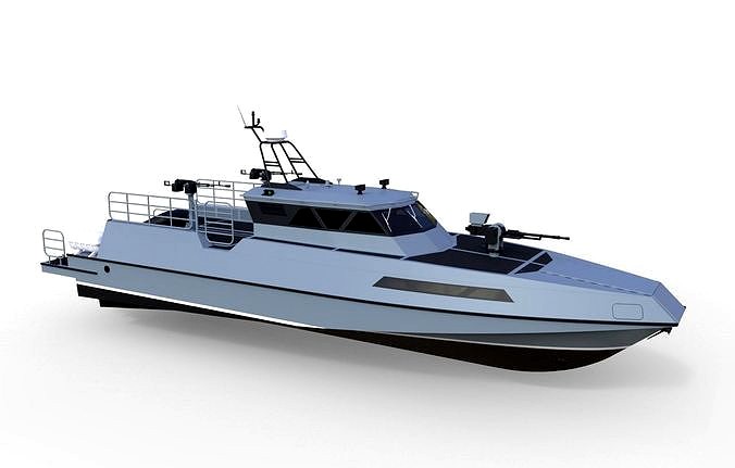 Concept Fast Patrol Boat 3d model