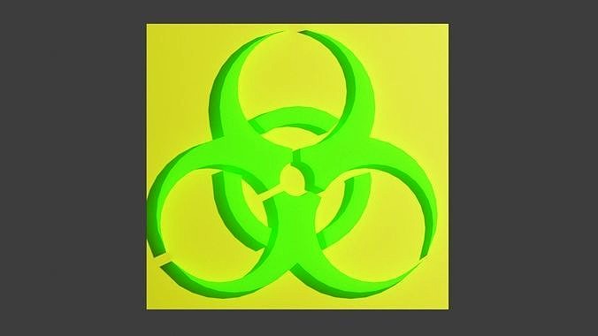 Biohazard Printable Logo | 3D model