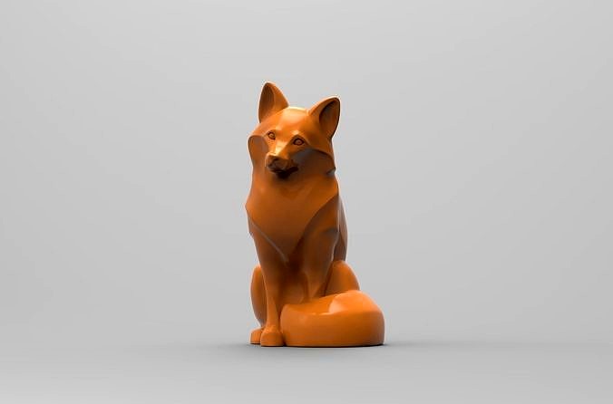 3Dmodel STL CNC Fox | 3D