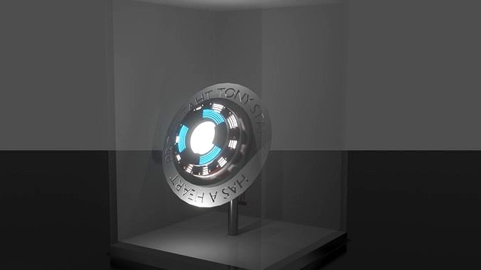 Tony Stark Heart-arc reacter 3d model