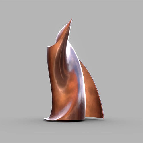 Weird Building Copper 3d model