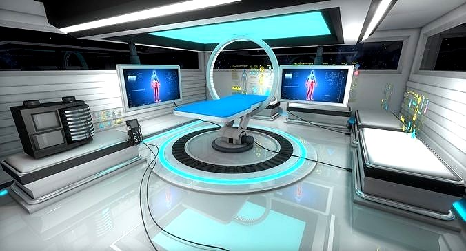 Sci Fi Medical Laboratory 3d model