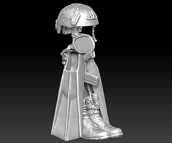 Battlefield Cross 3d model