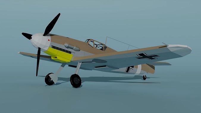 Messerschmitt Bf 109 F-4 Trop 3d model
