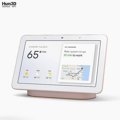 Google Nest Hub Sand 3d model