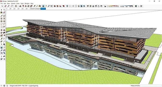 Sketchup 243 - Science Museum 3d model