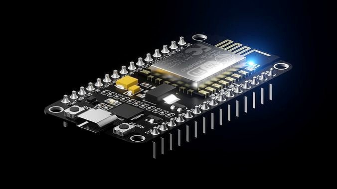 NodeMCU ESP8266 3d model