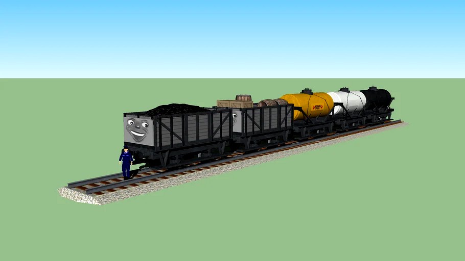 TTTE&F - Sodor Rolling Stock Pack 3d model