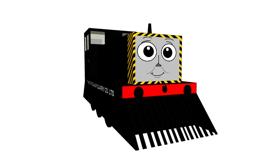 Mavis the Quarry Diesel Engine 3d model
