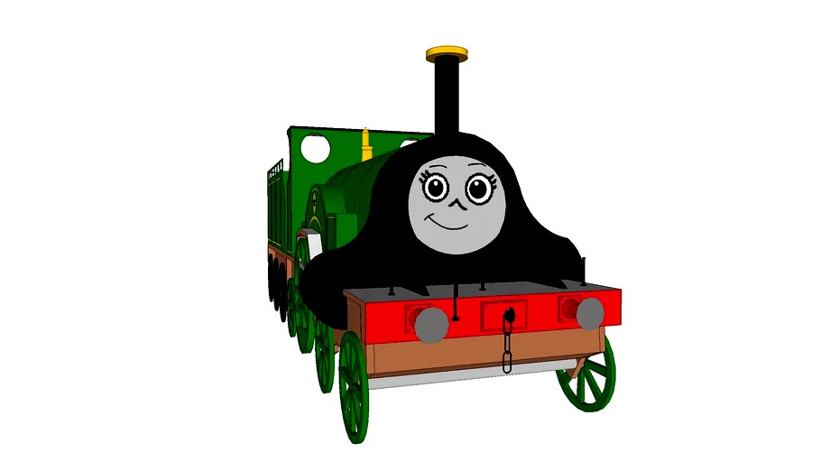 Emily the Emerald Engine 3d model