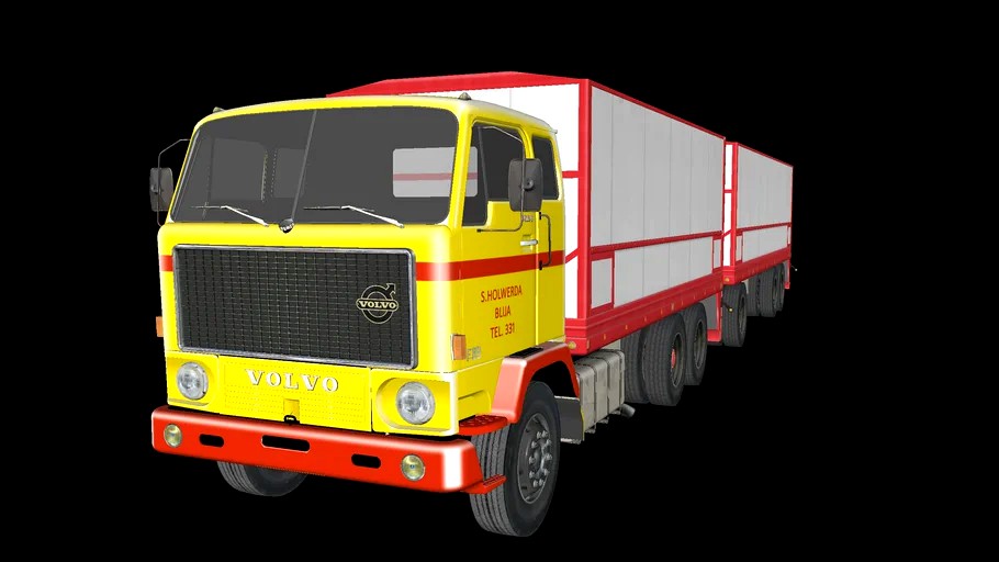 Volvo F89 3d model