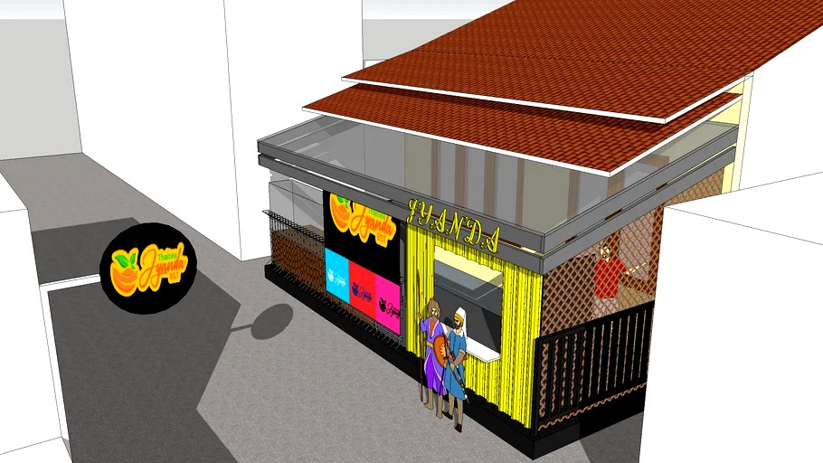 Warung 3d model