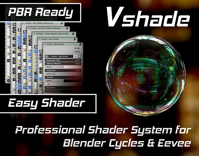 VSHADE Professional Shader System for Blender Cycles and Eevee 3d model
