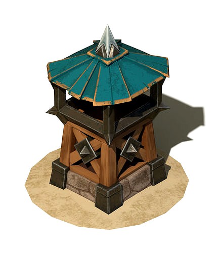 Archer Tower 3d model