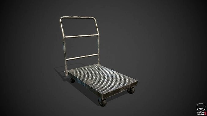 Platform Hand Trolley 3d model