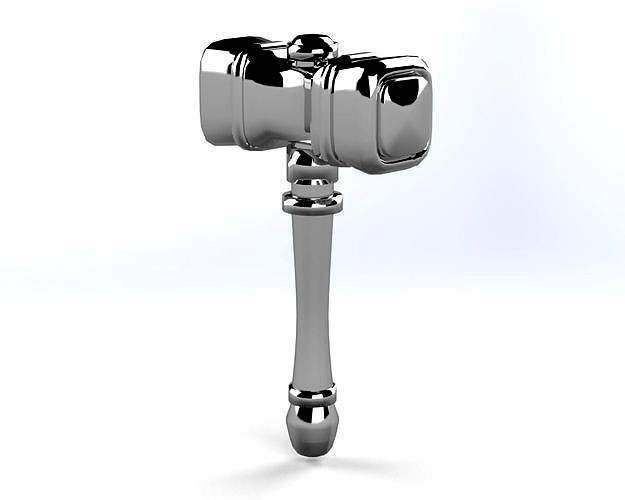 Classic hammer 3d model