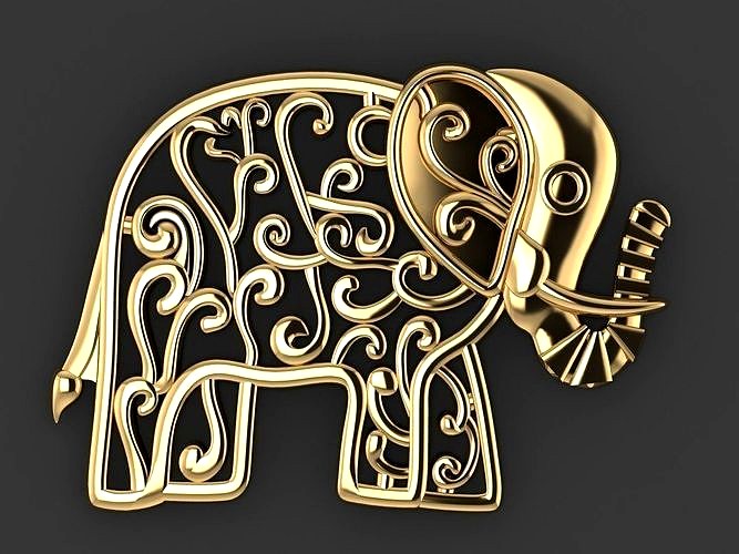 Elephant designer 3d model
