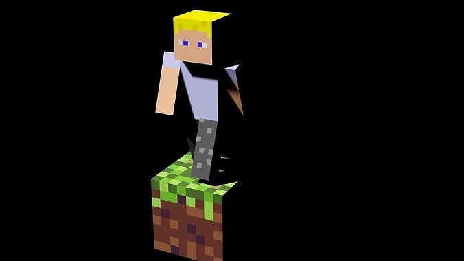 Minecraft model 3d