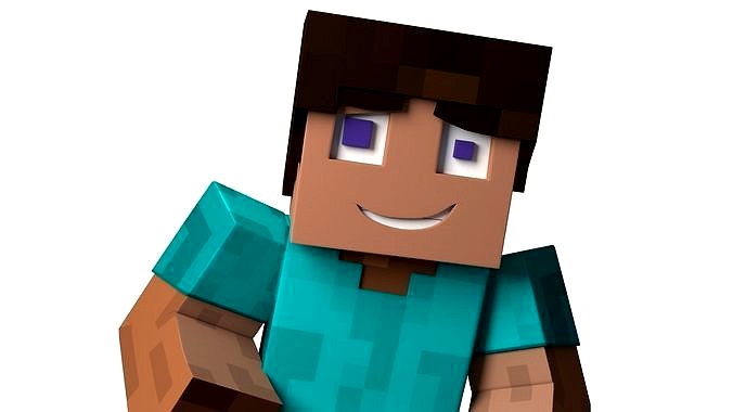 Minecraft Steve character 3d model