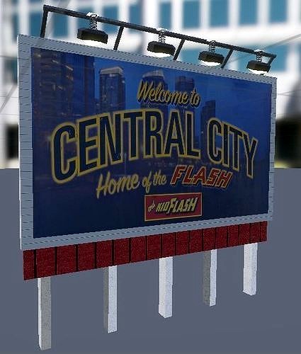 Welcome to central city- The flash 3D Model