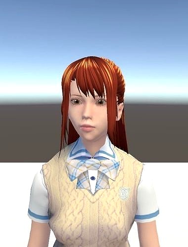 Unity Humanoid Model Female 023 3d
