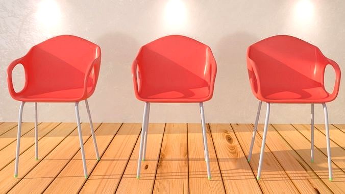 Plastic Chair 3d model