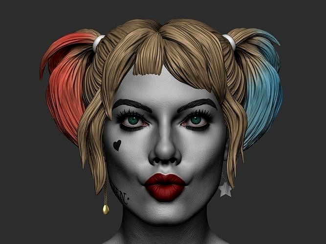 Harley Quinn 3D printing model
